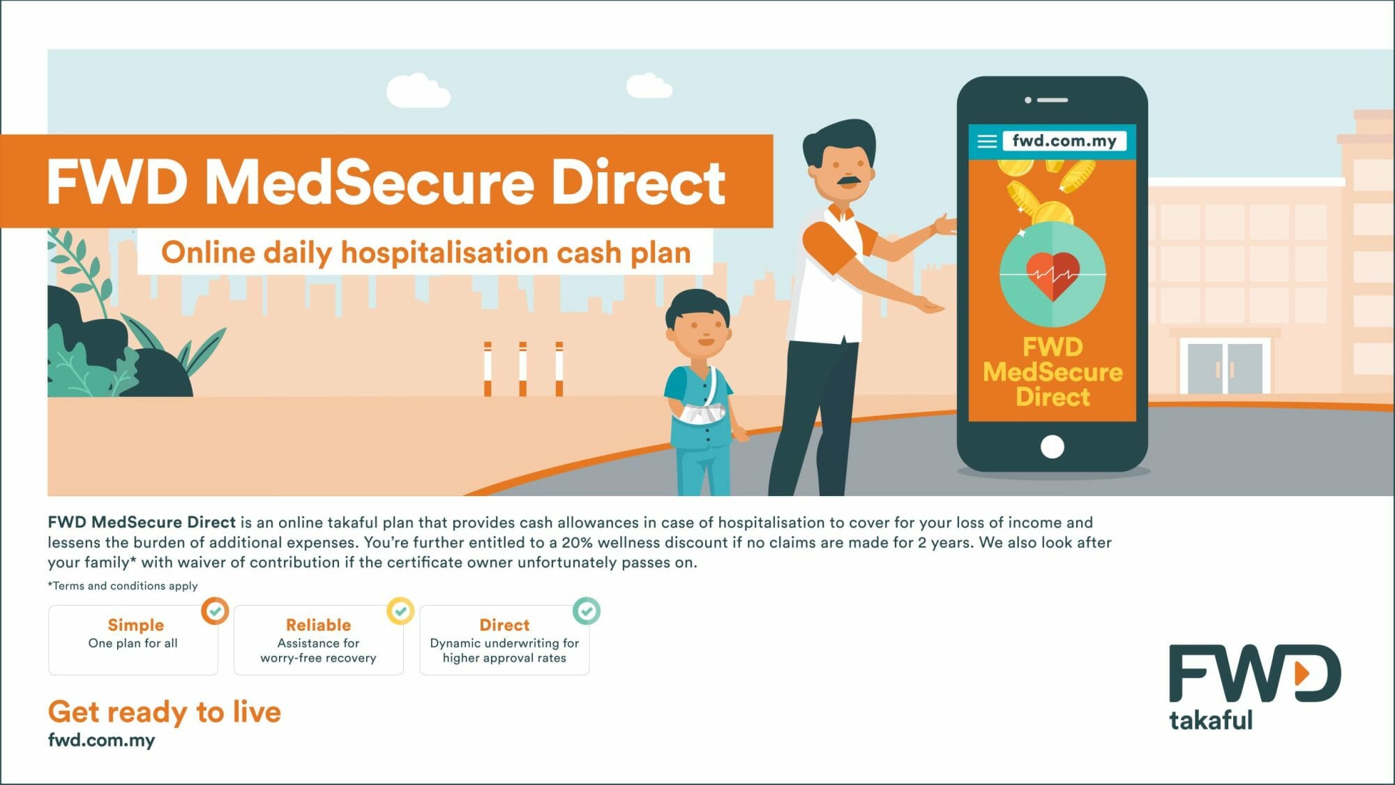 FWD Takaful introduces online hospital cash income plan - BusinessToday