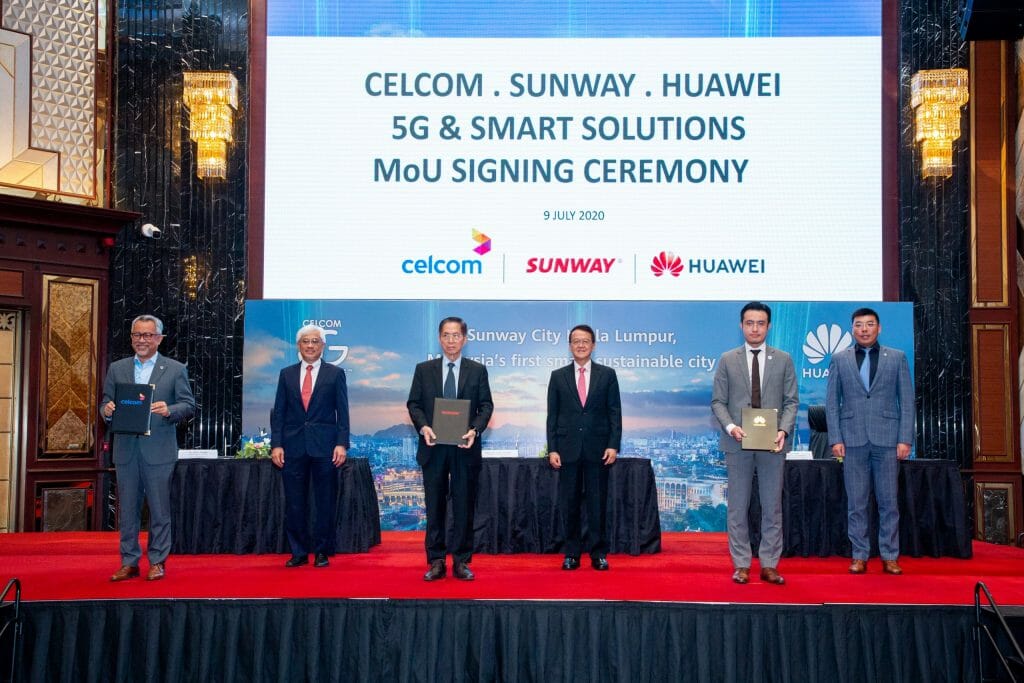 Sunway forms tripartite collaboration with Celcom and Huawei to explore ...