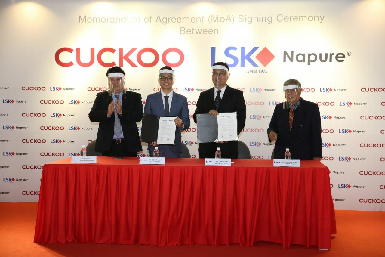 Cuckoo and LSK Group Berhad ink MOA to co-develop healthy home ...