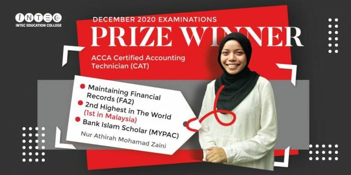Two INTEC students to receive ACCA’s Malaysia and World Prize Winner ...