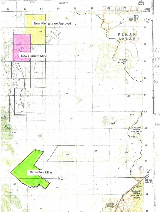 BornOil expands Pahang mining activities having secured new mining ...