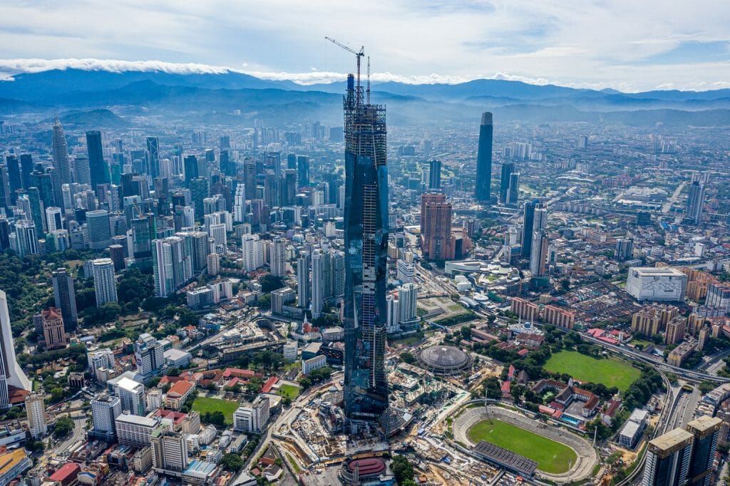 Merdeka 118 Tower Completes 81% Of Development After Reaching Peak ...