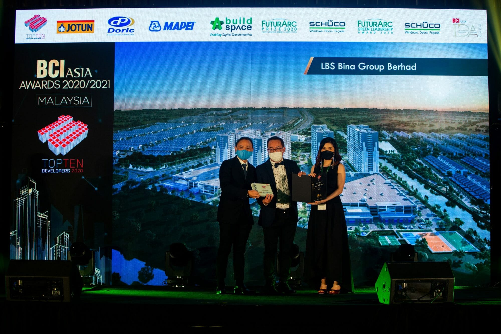 LBS Bina Group Awarded As Top 10 Developers At The BCIAA 2021/2021 - BusinessToday