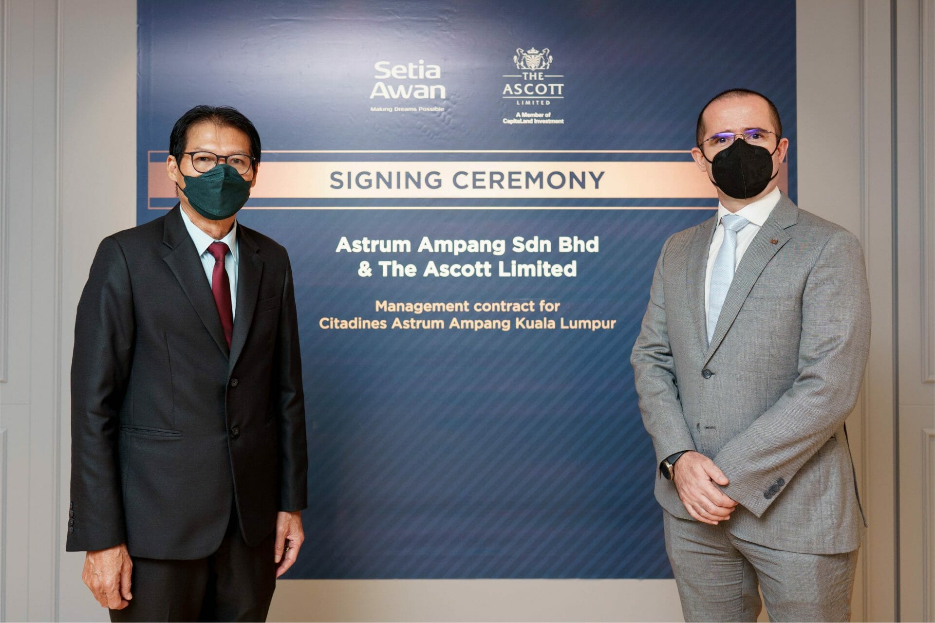 Astrum Ampang Signs Agreement With Ascott - BusinessToday