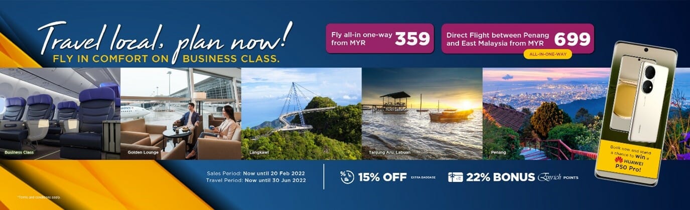 Travel In Comfort And Luxury With MAS Attractive Promotions