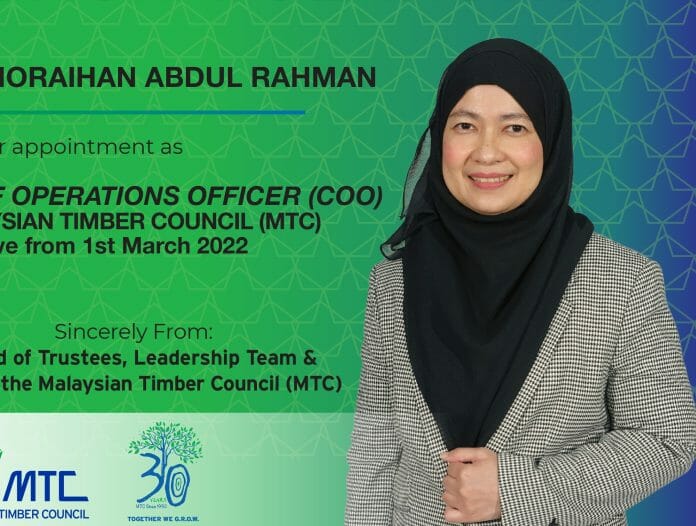 Malaysian Timber Council Appoints First Female For The Chief Operations ...
