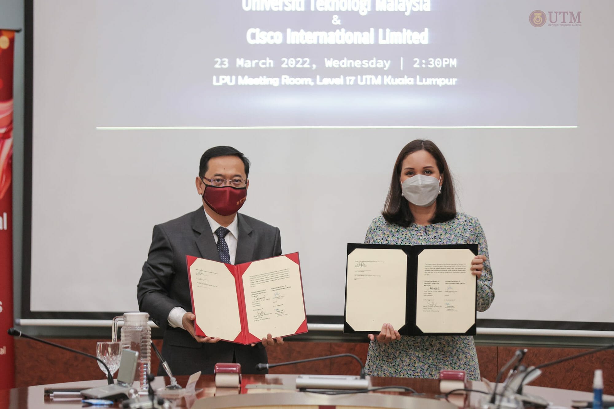 UTM Signs MoU With Cisco For The Benefit Of Academic And Research ...