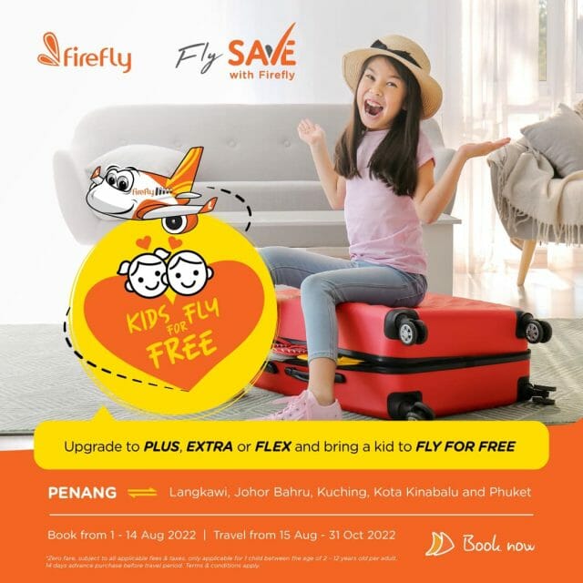 Firefly Offers 'Kids Fly For Free' From Penang Starting This Month ...