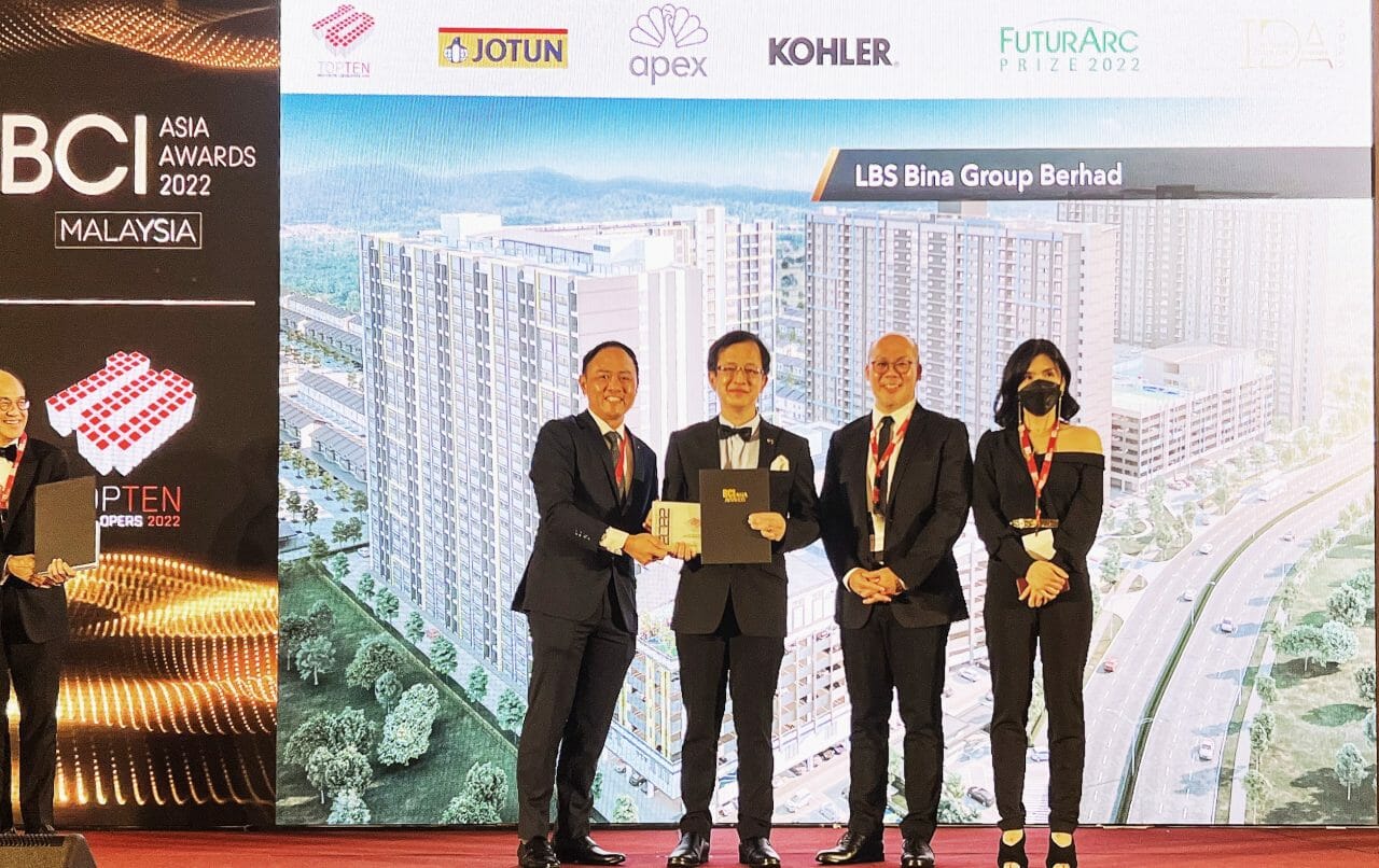LBS Bina Group Awarded Top Ten Developers Award At BCI Asia Awards ...