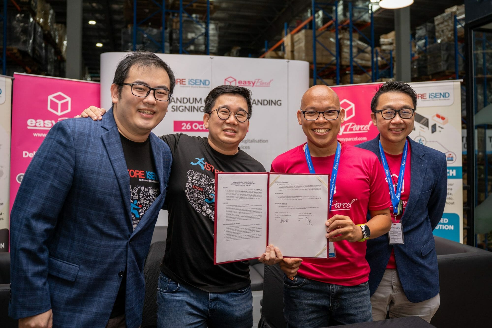 EasyParcel Inks MoU With iStore iSend To Expand Capabilities Of Micro Sellers Through E ...