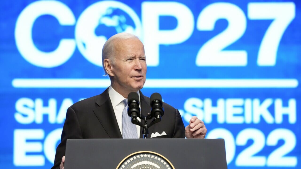 Cop27 Climate Crisis Is About Very Life Of The Planet Says Biden As