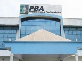 PBA Pays RM13 Million Water Intake Fee To Penang State For FY2025