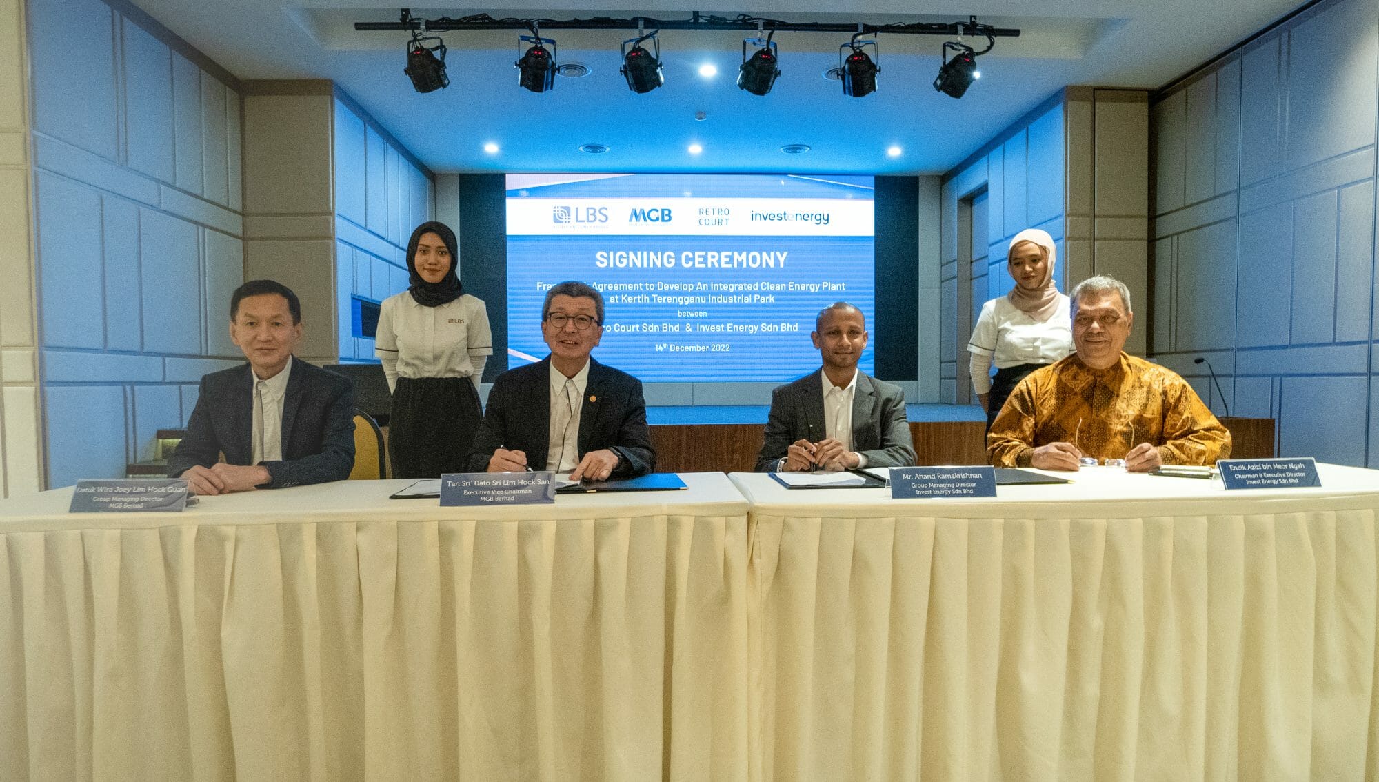 MGB Inks Framework Agreement With Invest Energy To Improve Energy ...