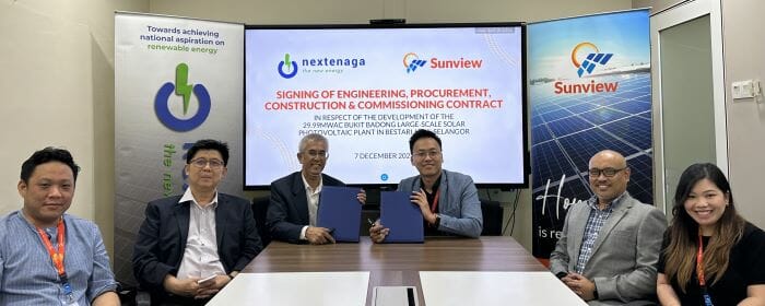 Sunview Awarded RM122 Million LSSPV Plant Contract By Nextenaga