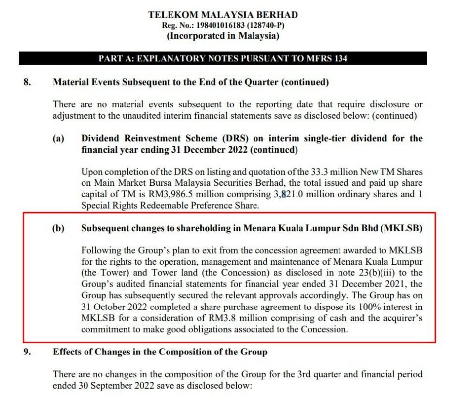 KL Tower Is Gov’t-Owned, TM Clarifies Stand On Exiting Menara Kl ...