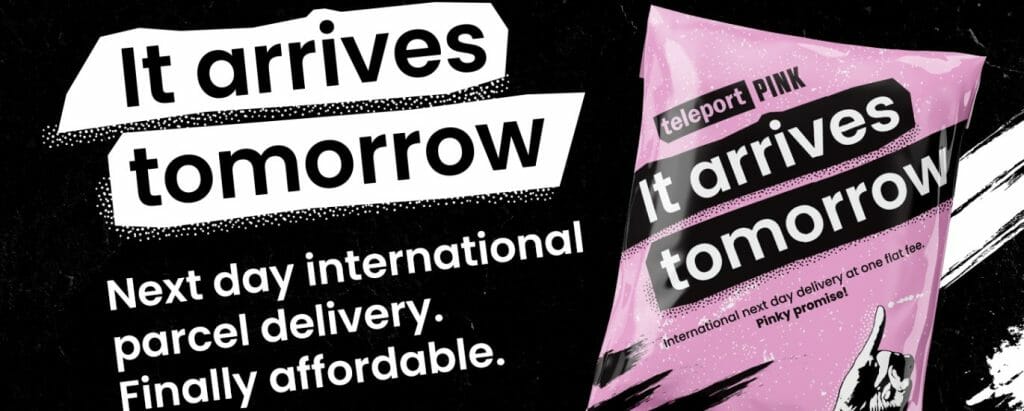 Teleport Unveils Teleport Pink – The New Next-Day International Parcel ...