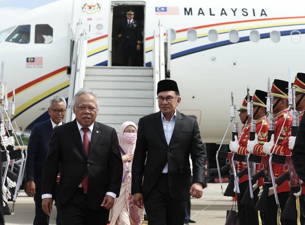 Anwar Lands In Indonesia For First Official Visit As PM - BusinessToday