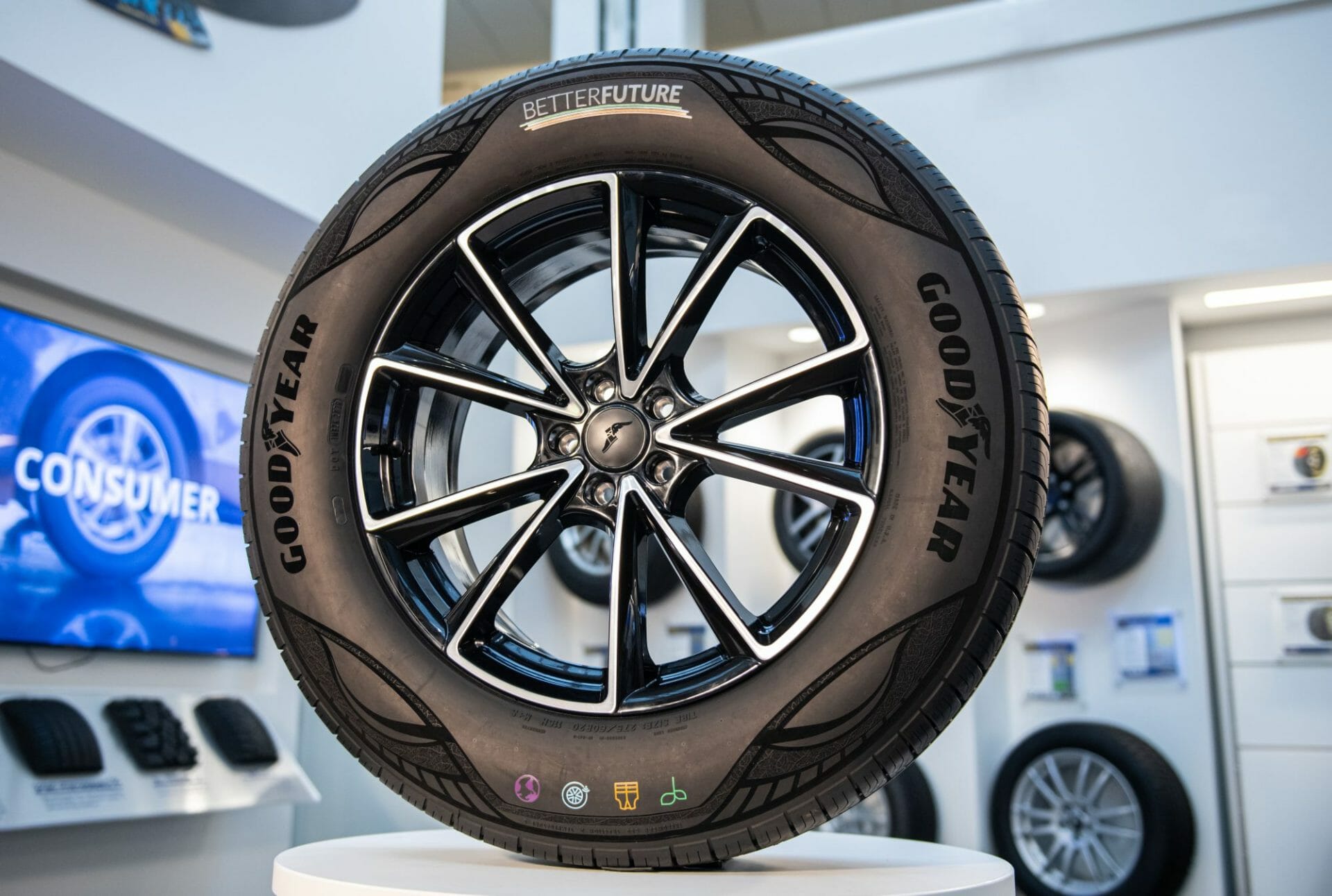 Goodyear Unveils 90% Sustainable-Material Demonstration Tyre, Approved ...
