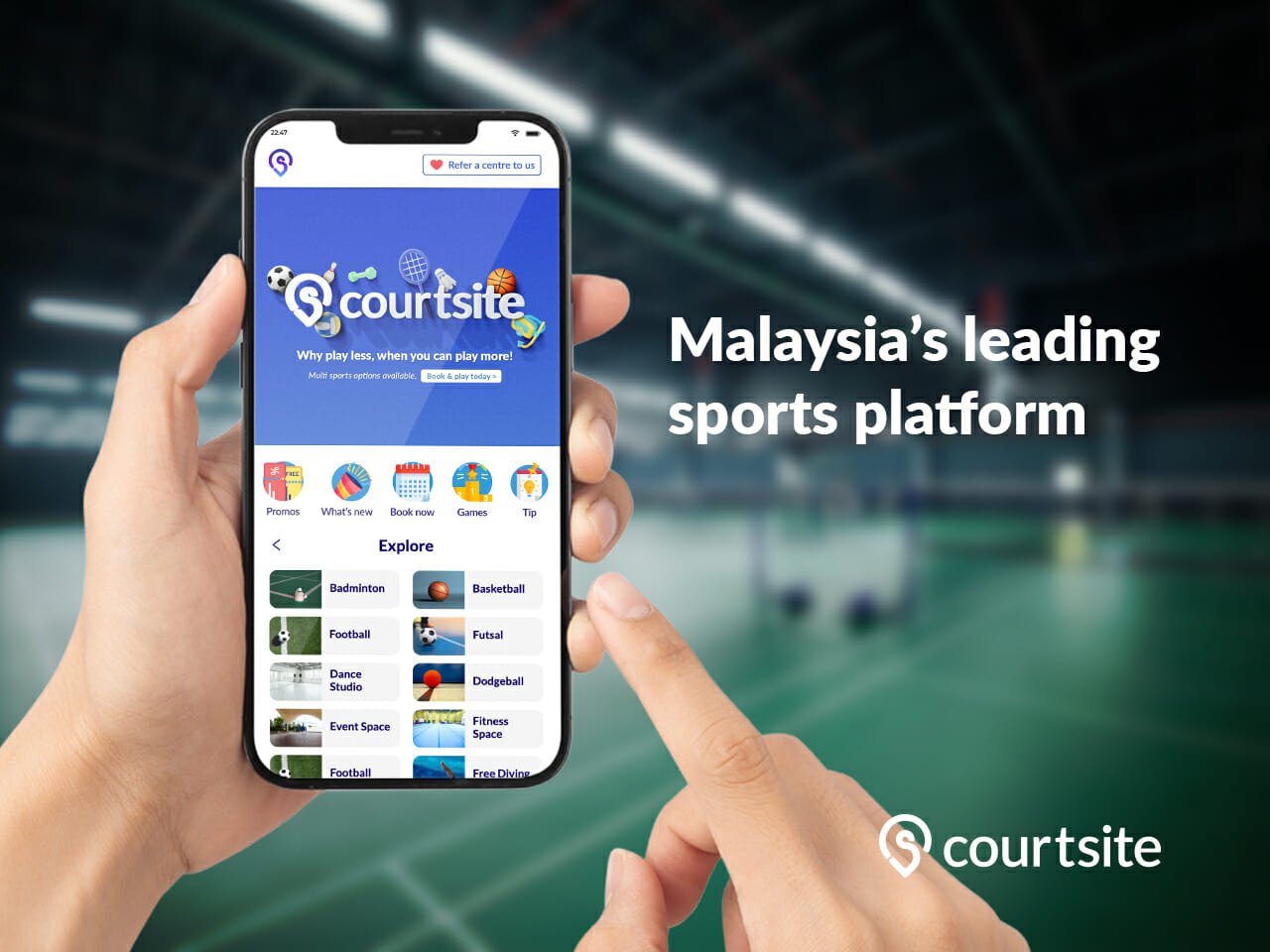 Courtsite Helps Malaysians Book Sports Facilities for 27 Sports with ...