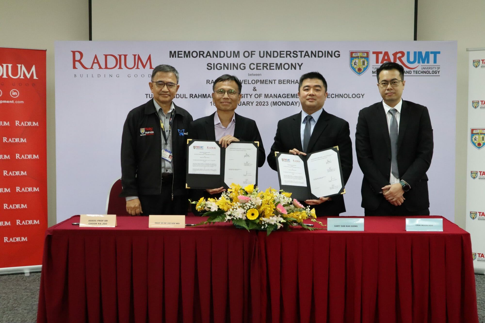 Radium Partners TAR UMT To Nurture Malaysian Youth From Underserved ...