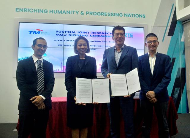TM R&D Inks MoU With ZTE To Partner On Optical Network Research ...