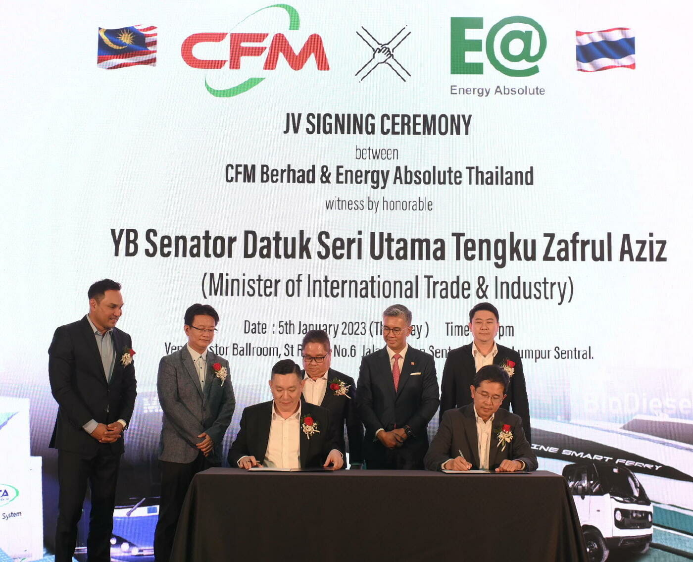 CFM-Energy Absolute Thailand Seal Deal For Manufacturing Plant For ...