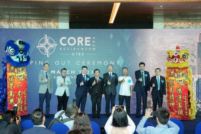 Core Residence@TRX 70% Completed, Celebrates Topping Out Ceremony