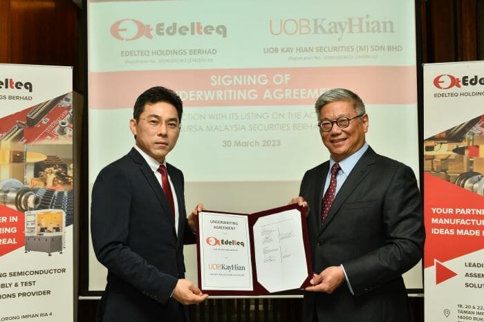 ACE Market Bound Edelteq Signs Underwriting Agreement With UOB Kay Hian