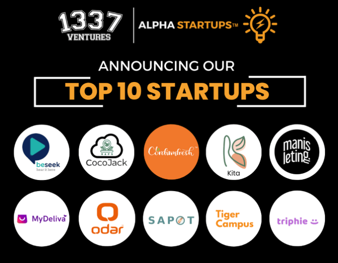 1337 Ventures' Malaysia's Top 10 Emerging Startups