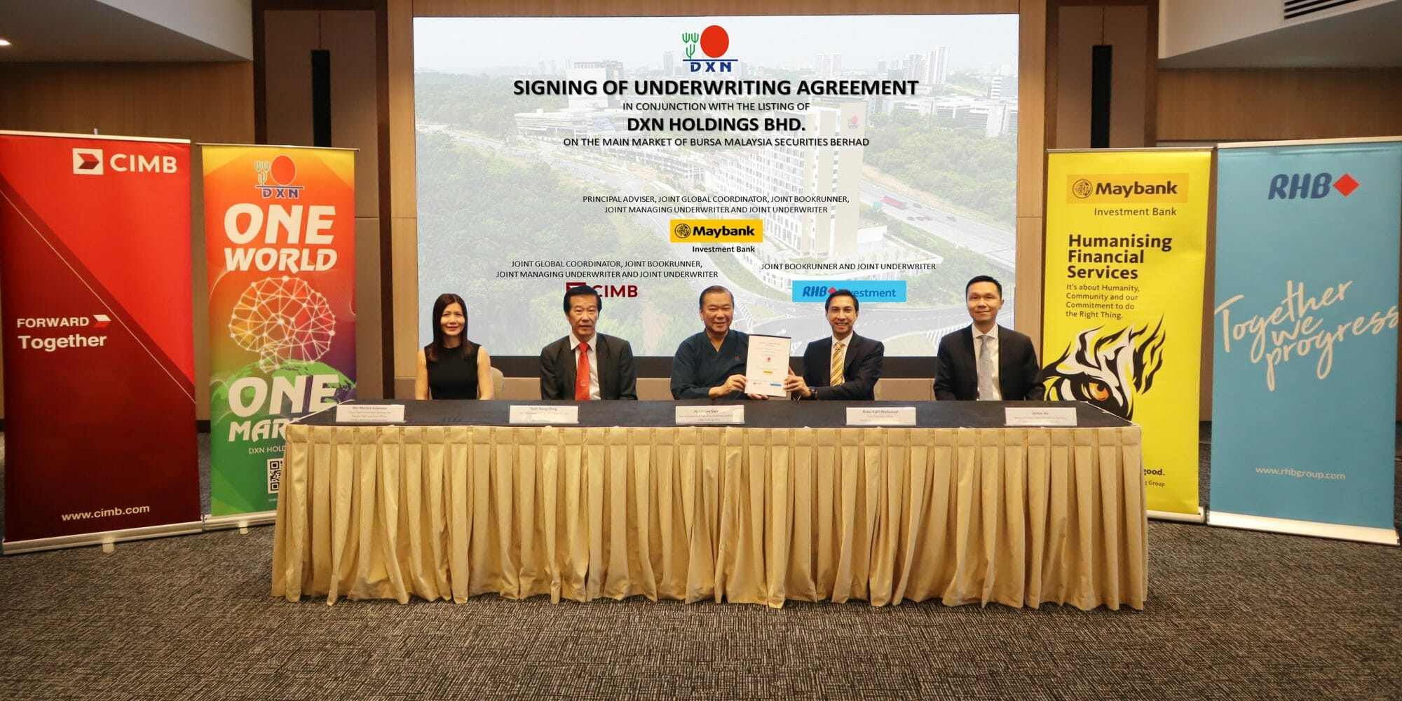 DXN Signs Underwriting Agreement With Major Banks