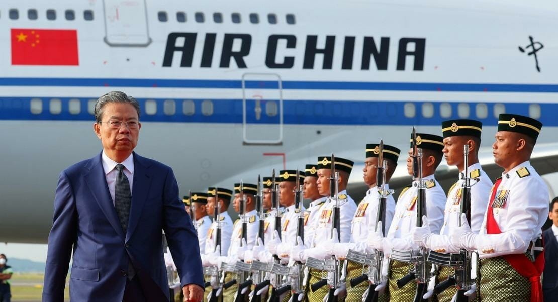 China's Top Legislator Zhao Leji Arrives For Three-Day Official Visit ...