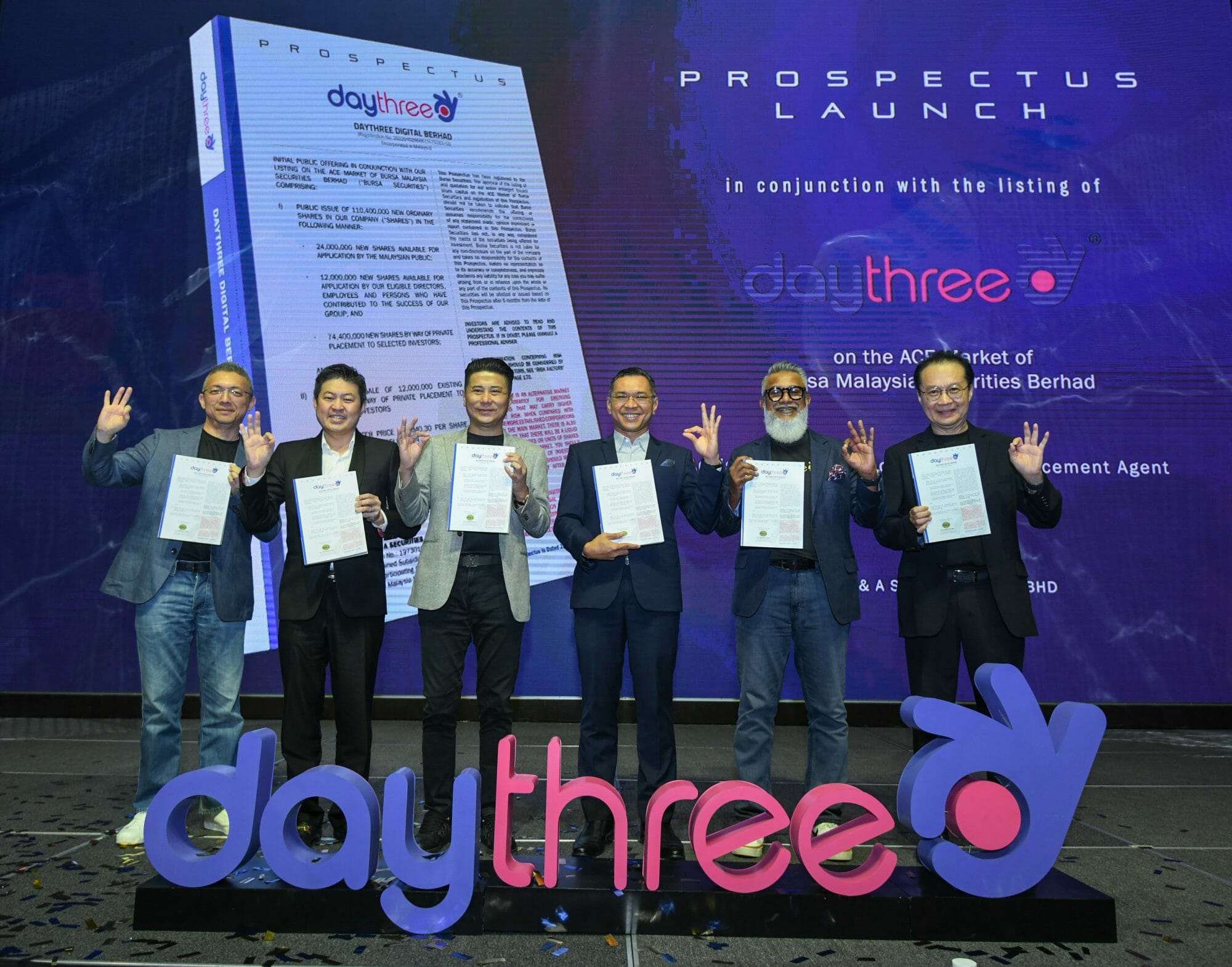 Daythree Digital Berhad Expects To Raise RM33.12 Million In Listing ...