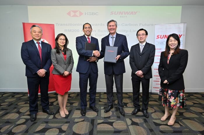 HSBC And Sunway REIT Execute RM200 Million Sustainability Linked Cross ...