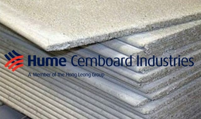 Hong Leong Industries To Dispose Hume Cemboard For RM79 Million To ...