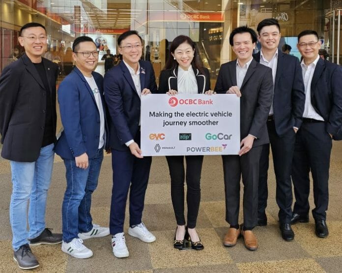 OCBC Ties Up With 5 Partners, Offers Zero Intallment Plans For EV Charging