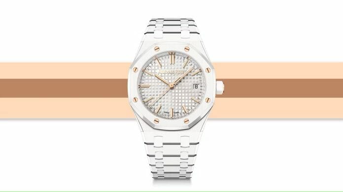 The New 34mm Audemars Piguet Royal Oak Comes In White Ceramic ...
