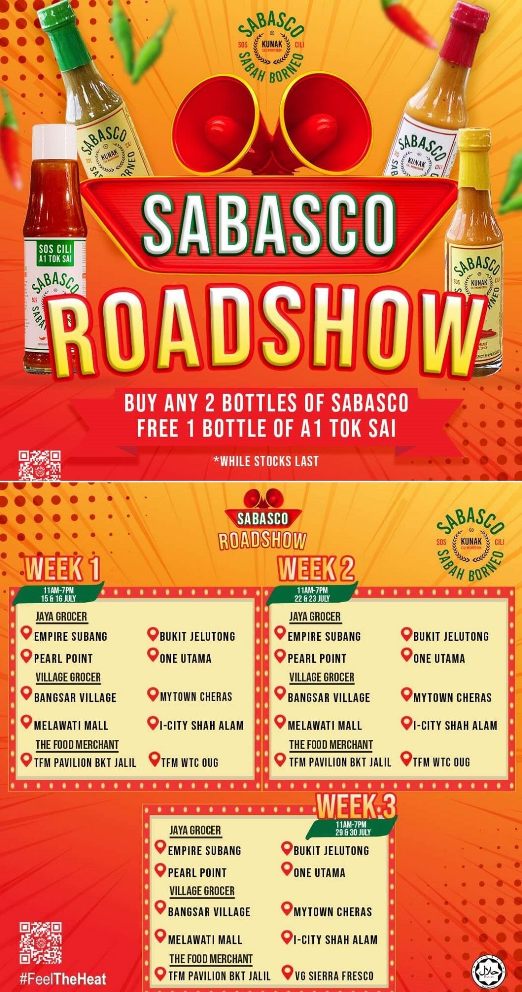 Sabasco Spices Up the Klang Valley: Buy-2-Get-1-Free Deal Sweetens ...