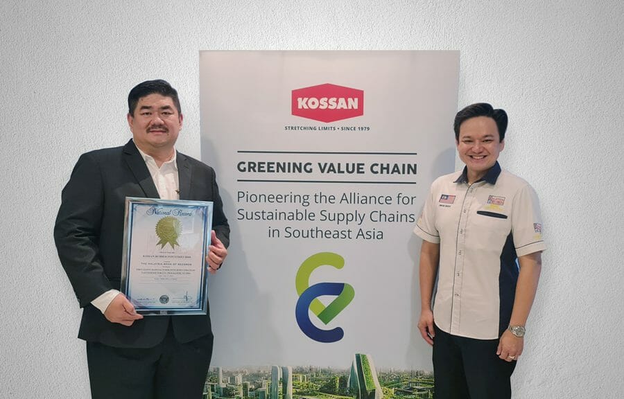 KOSSAN Enters The Malaysia Book Of Records With Greening Value Chain ...