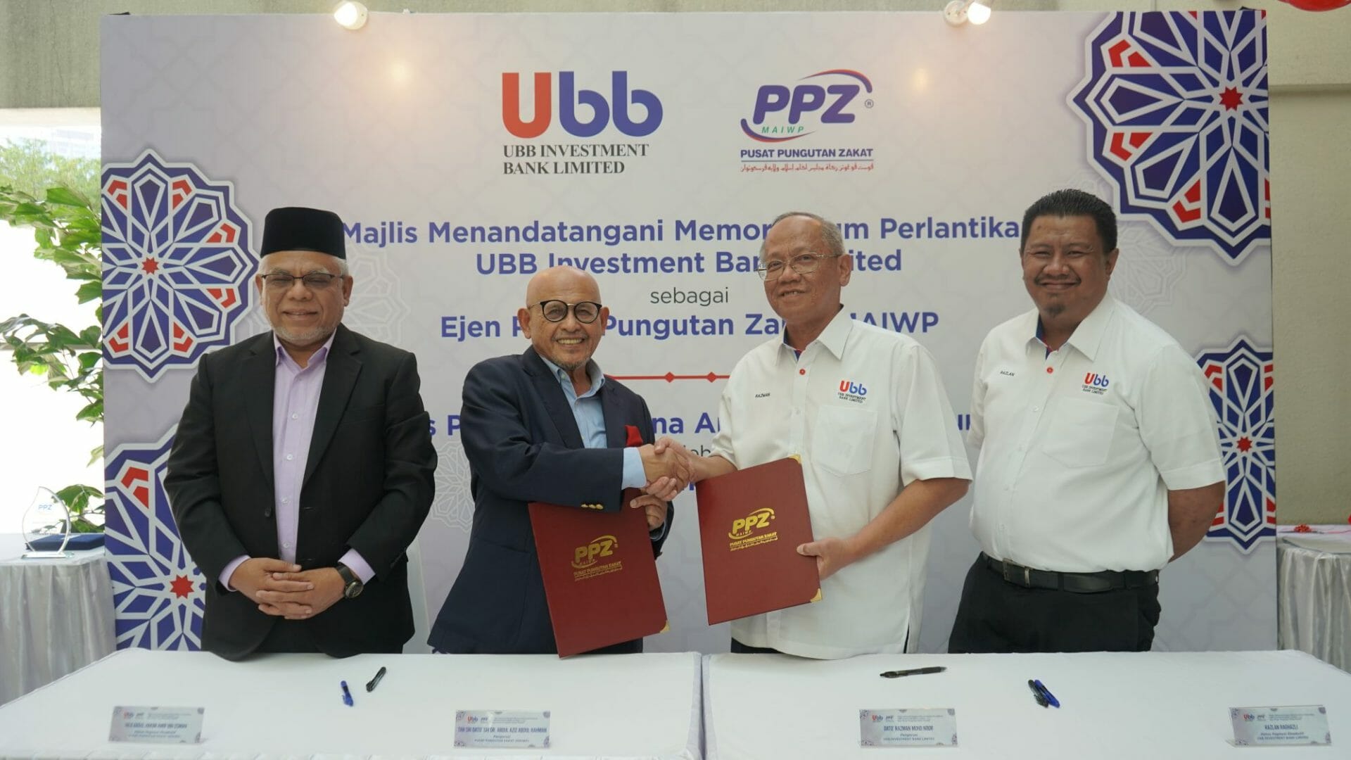 UBB IB Partners With PPZ-MAIWP To Deliver Shariah-Compliant Services ...