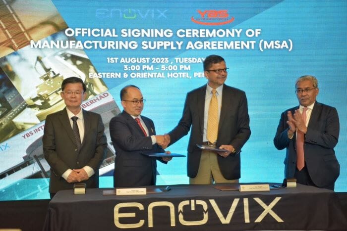 Enovix To Establish A Cutting Edge Next Gen Battery Plant In Penang