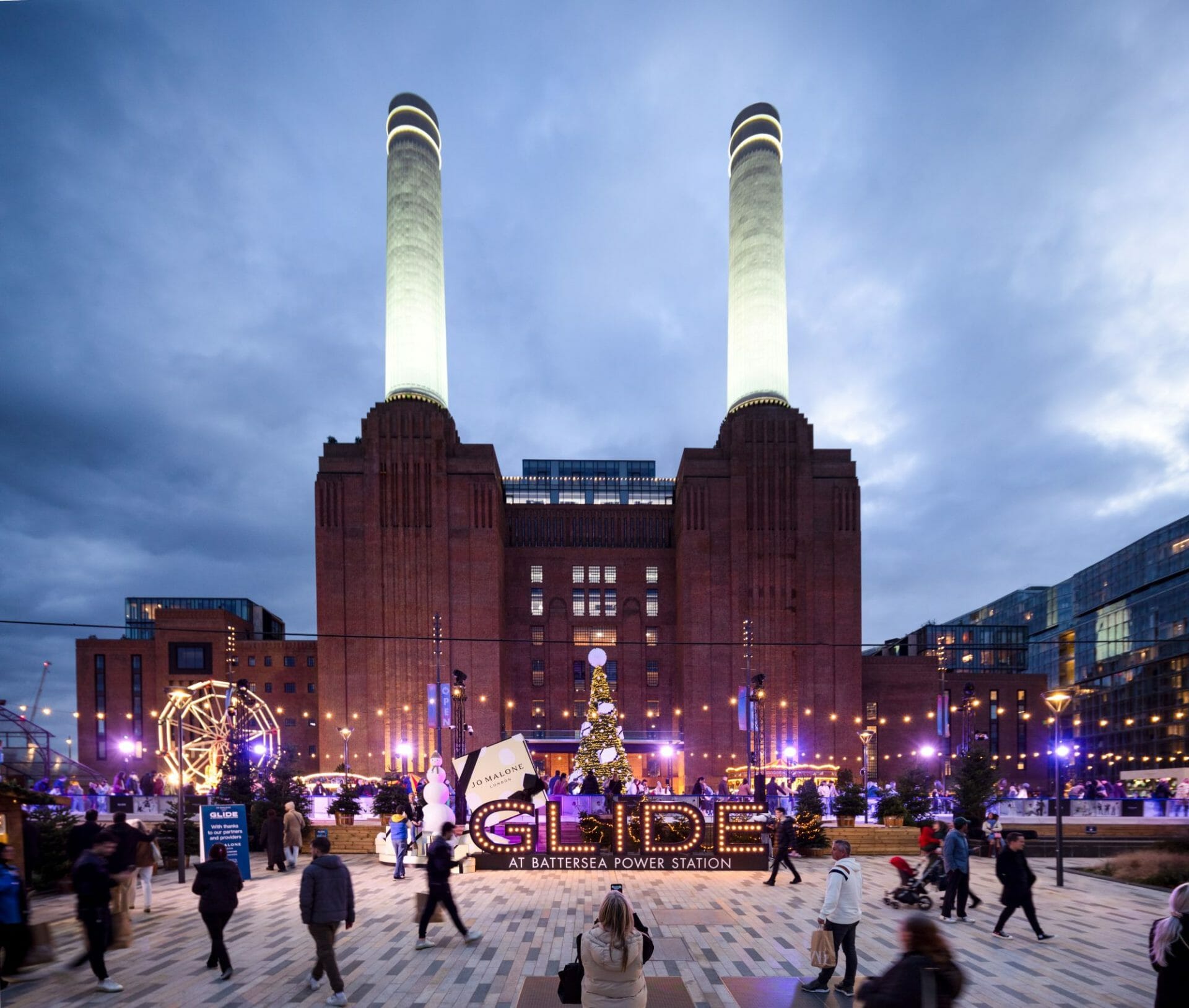 Get Ready To Glide - Battersea Power Station's Iconic Ice Rink Returns ...