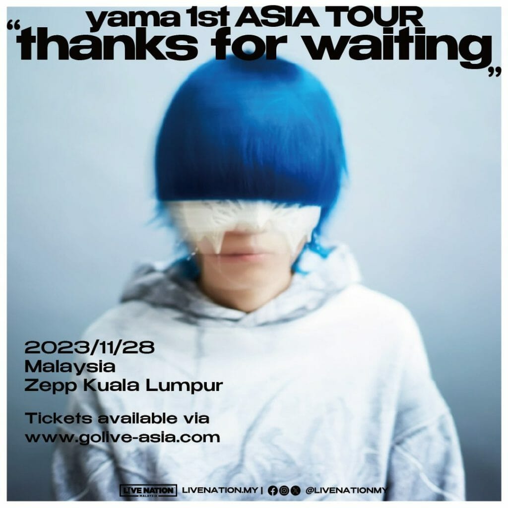 J-Pop Rising Star yama Announces yama 1st Asia Tour "thanks for waiting ...