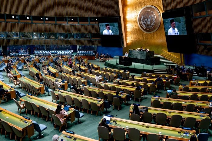PM's Maiden Speech At UNGA, Urged Nations To Support Climate Ambition
