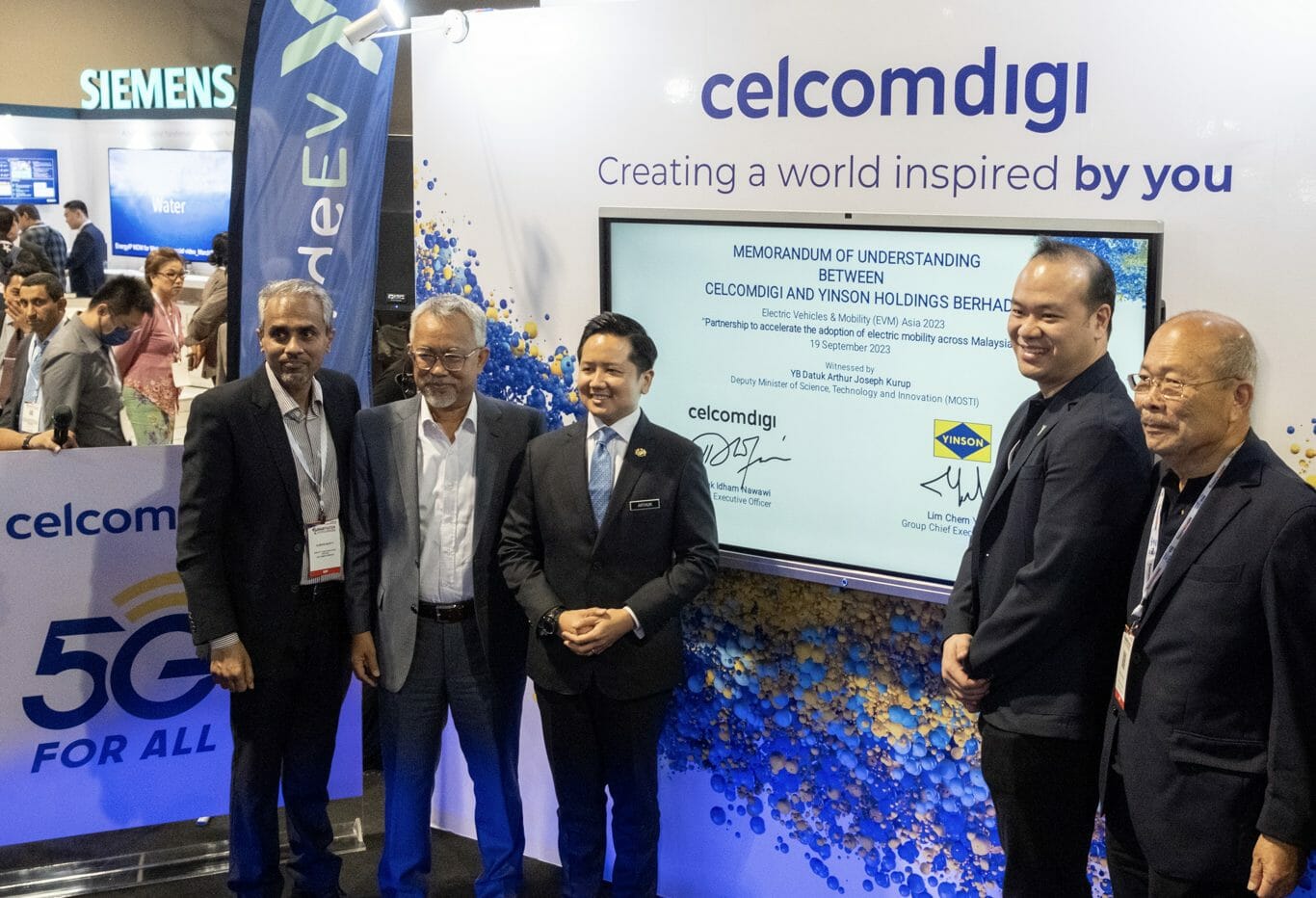 CelcomDigi, Yinson To Drive Innovation In EV Services, Infrastructure ...