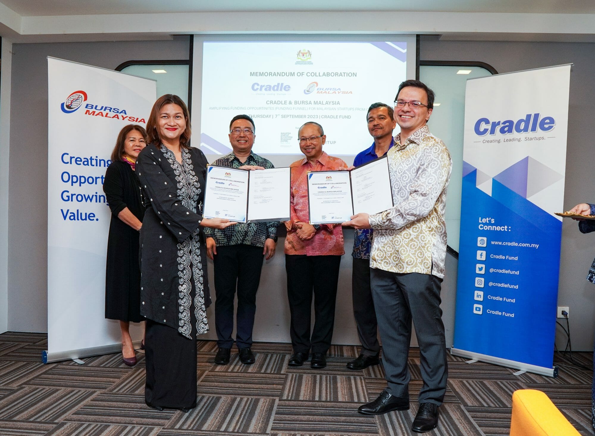 Cradle, Bursa Partner To Facilitate Listing Of Startups In Bursa ...