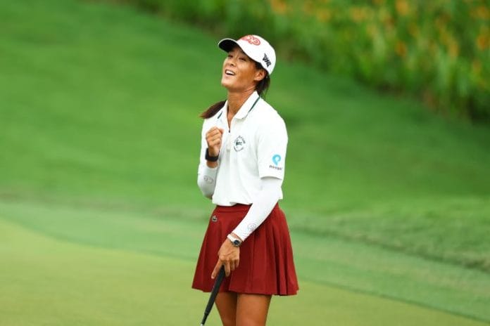French Golfer Celine Boutier Lifts The Inaugural Maybank Championship ...