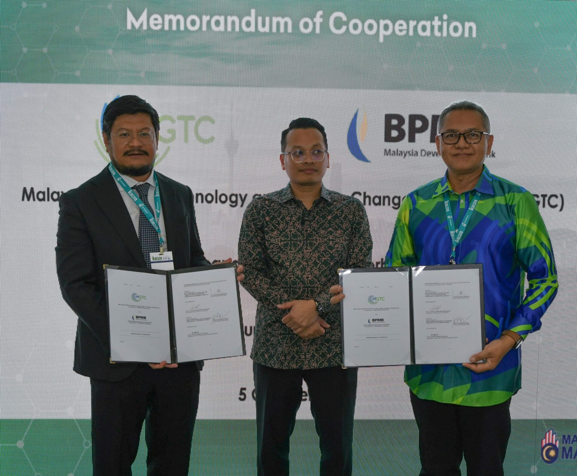 BPMB, MGTC Cooperate To Advance Green Tech Financing For National ...