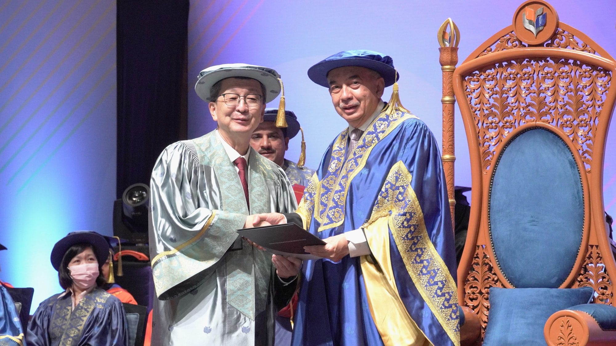 LBS Bina Chairman Tan Sri Lim Hock San Conferred Honorary Doctorate