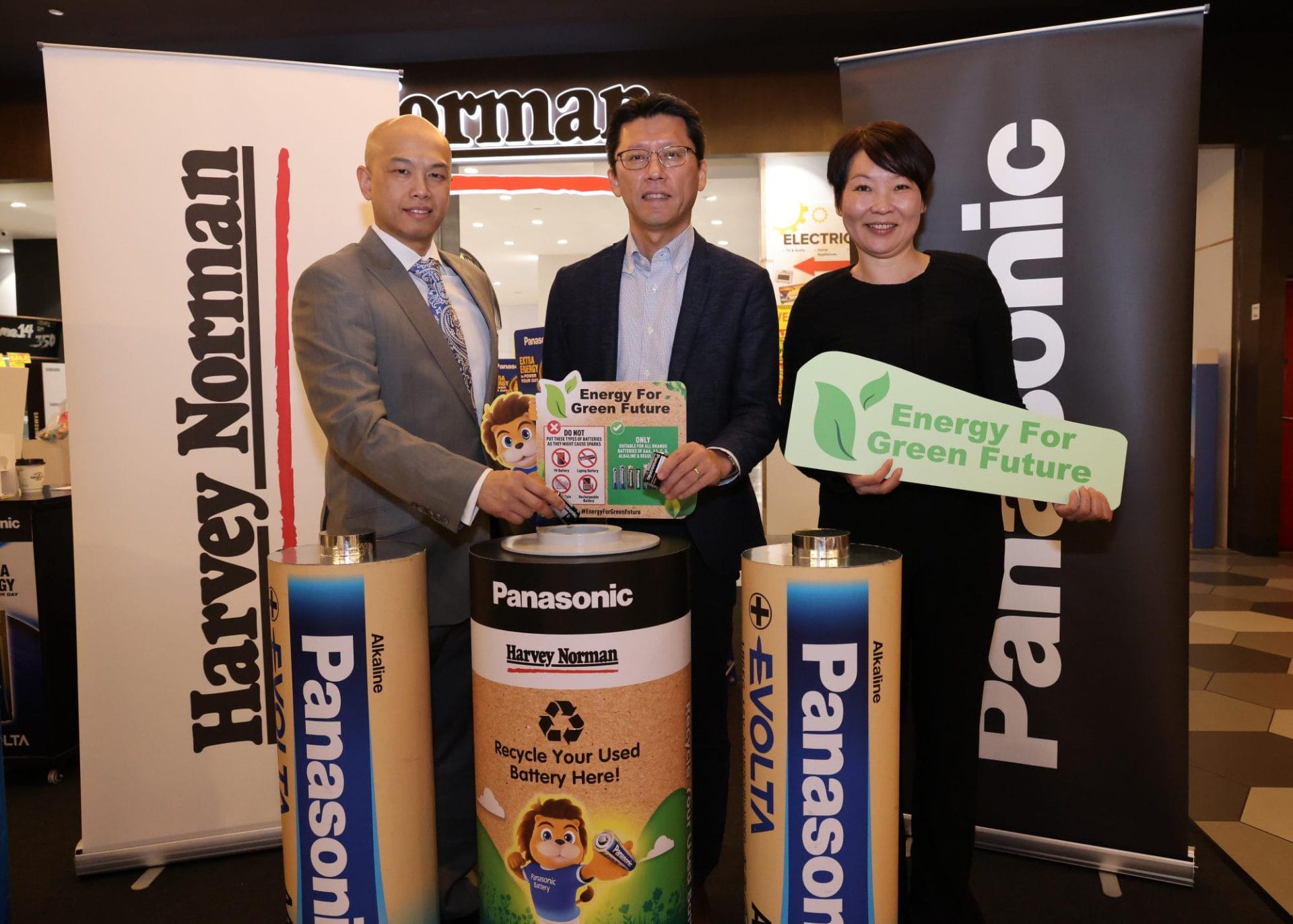 Panasonic, Harvey Norman Join Forces In 'Energy for Green Future' Battery Recycling Initiative ...