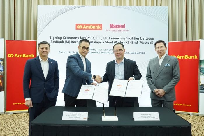 AmBank Extends RM84 Million Financing To Masteel For Its Green Journey